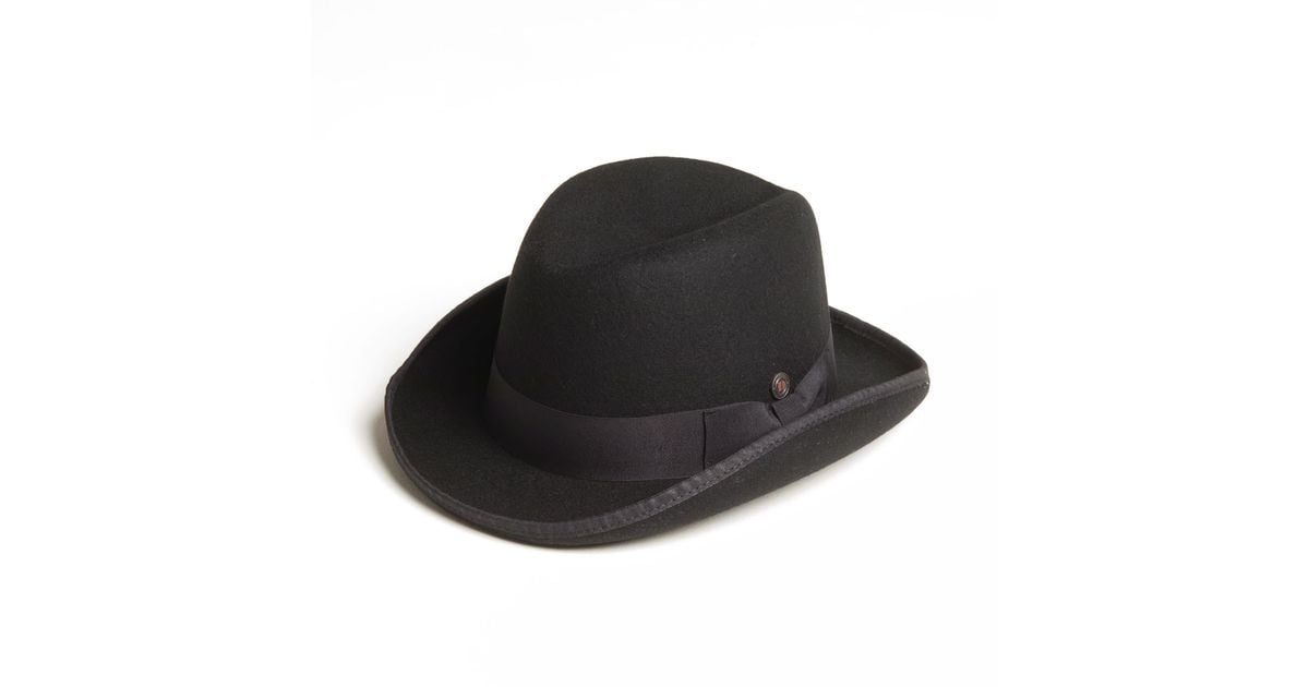 Dasmarca Hats Dasmarca Hudson Hard Wool Felt Cowboy Style Hat in Black ...