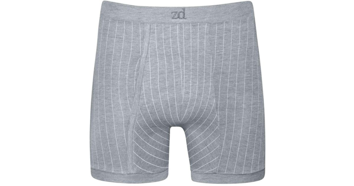 Zd - Zero Defects Helios Diplomatic Fly Front Boxer Egyptian Cotton in ...