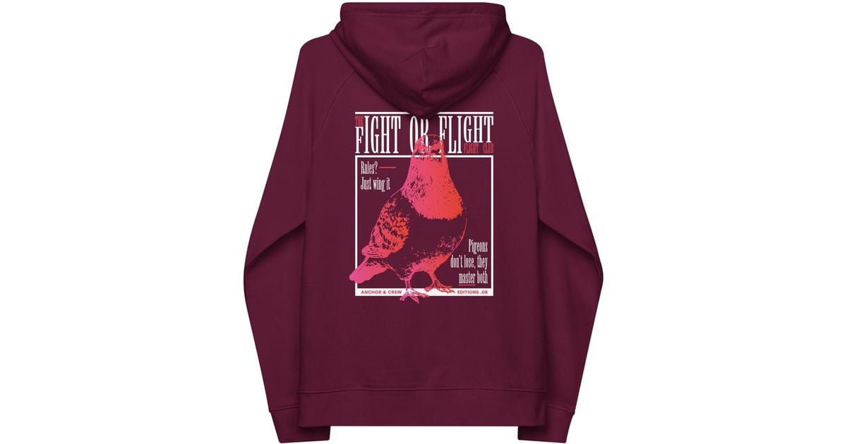 Anchor and Crew Burgundy Eight Fight Or Flight Club Editions Organic ...