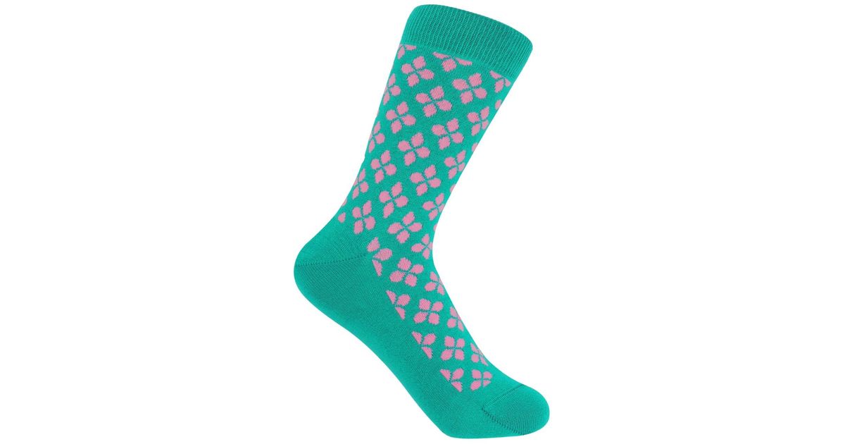 Peper Harow - Made in England Clover Socks – in Blue | Lyst UK