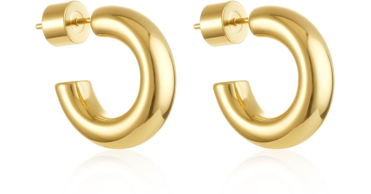 The Perfect Hoop Women'S Gold The Perfect Hoop in Metallic | Lyst