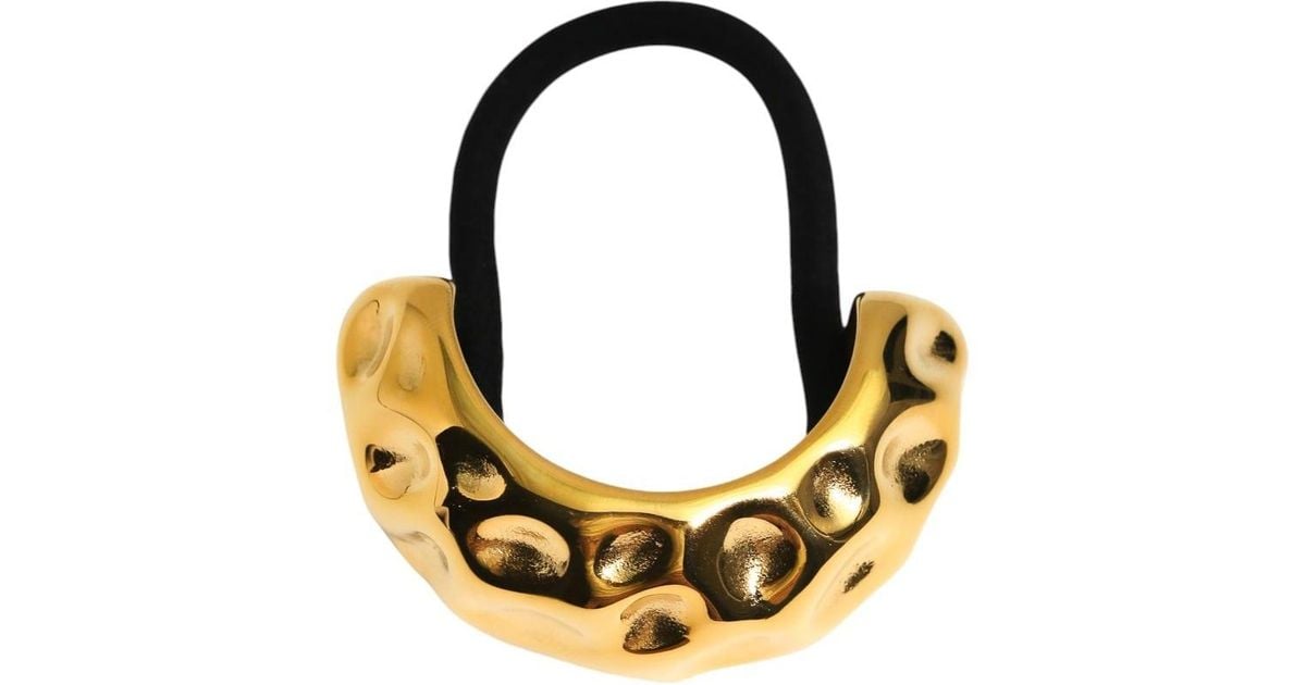 Miss Cecilia Nova Hair Tie in Metallic | Lyst UK