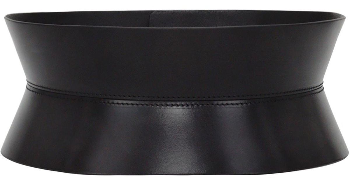 Haute Cuir Sablier Hourglass Corset Belt in Black | Lyst UK
