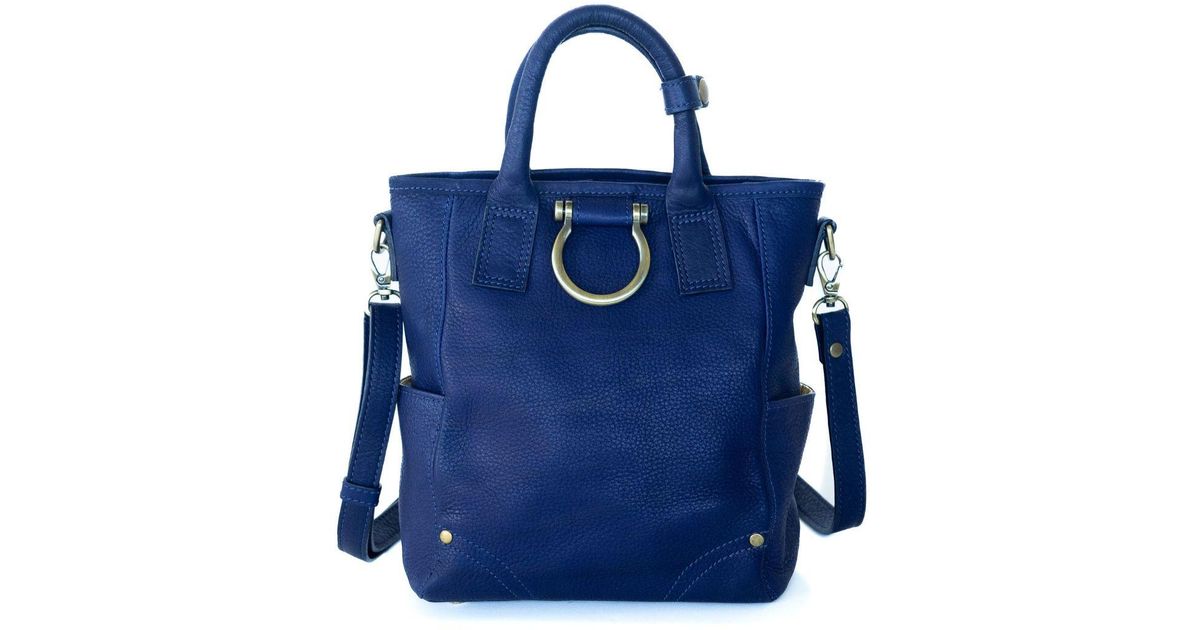 Sapahn Chloe Mini Convertible Backpack & Crossbody in Blue | Lyst