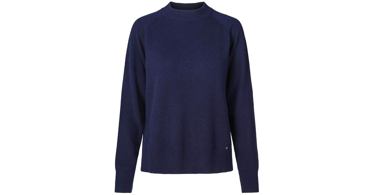 tirillm Aida Cashmere Raglan Pullover in Blue | Lyst UK