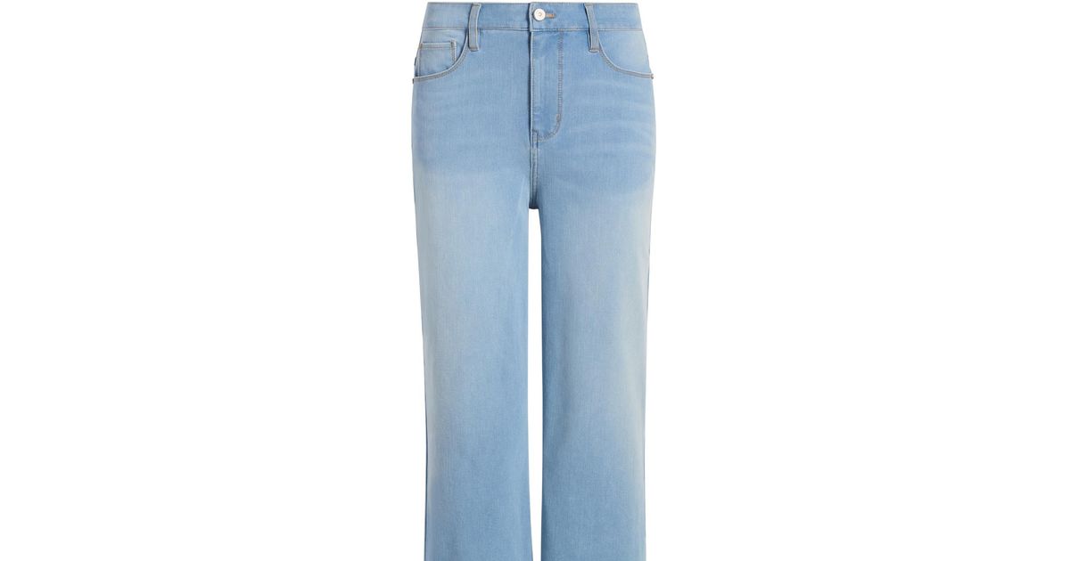 Commando High-Rise Cropped Wide Leg in Blue | Lyst UK
