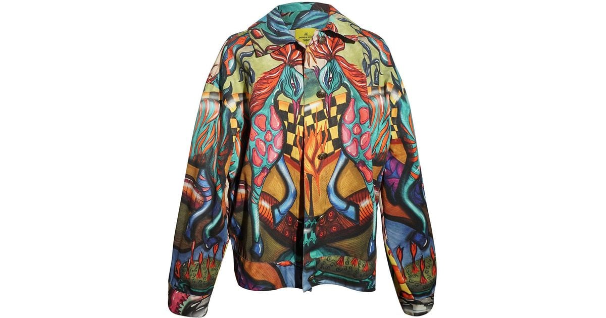 Janara Jones Wonderlands Denim Jacket in Blue | Lyst