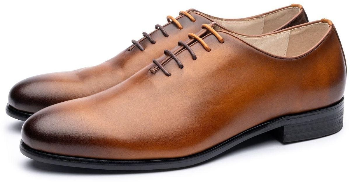 Uncle Paul Eeri Tan Leather Smart Casual Shoe in Brown for Men | Lyst UK