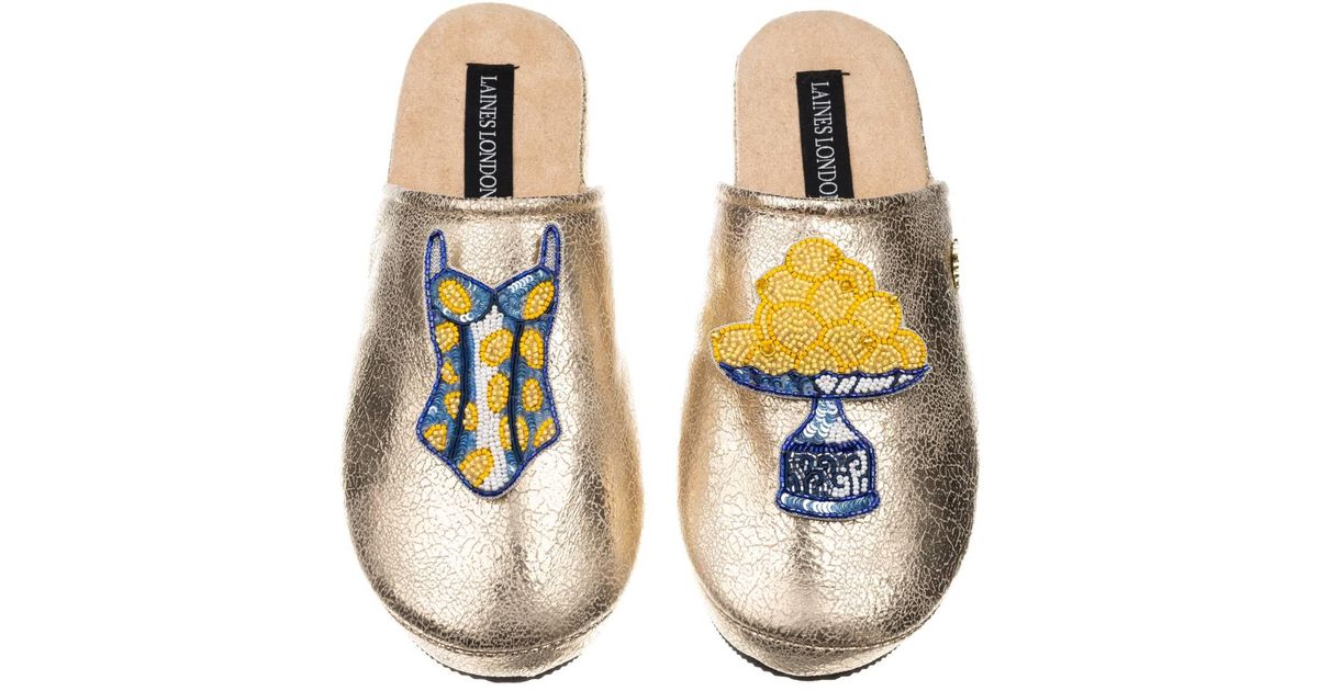Laines London Softie Slippers With Mediterranean Swimming Costume ...