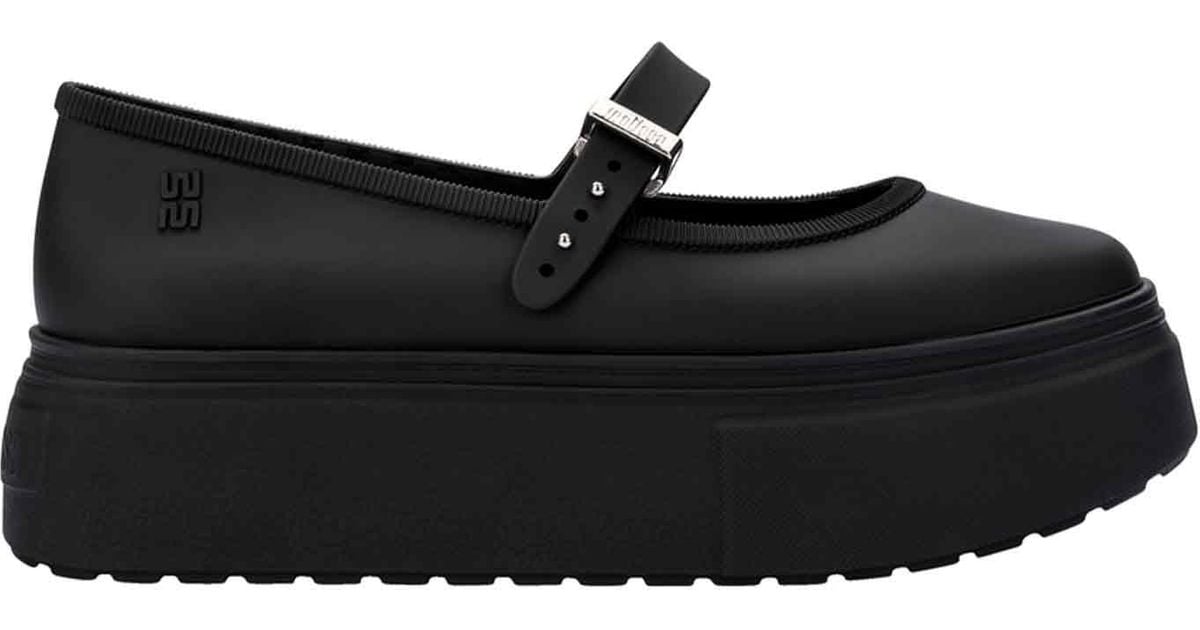 Melissa Soft Ballerina Platform in Black | Lyst