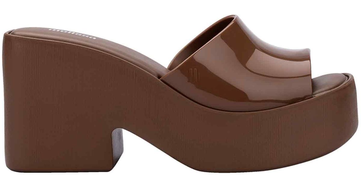 Melissa Posh Mule in Brown | Lyst UK