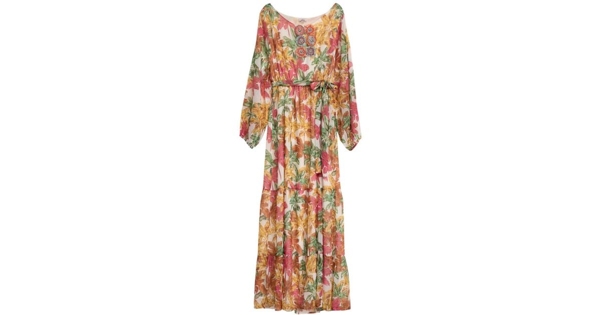 Niza Long Airy Dress Zanzibar | Lyst UK