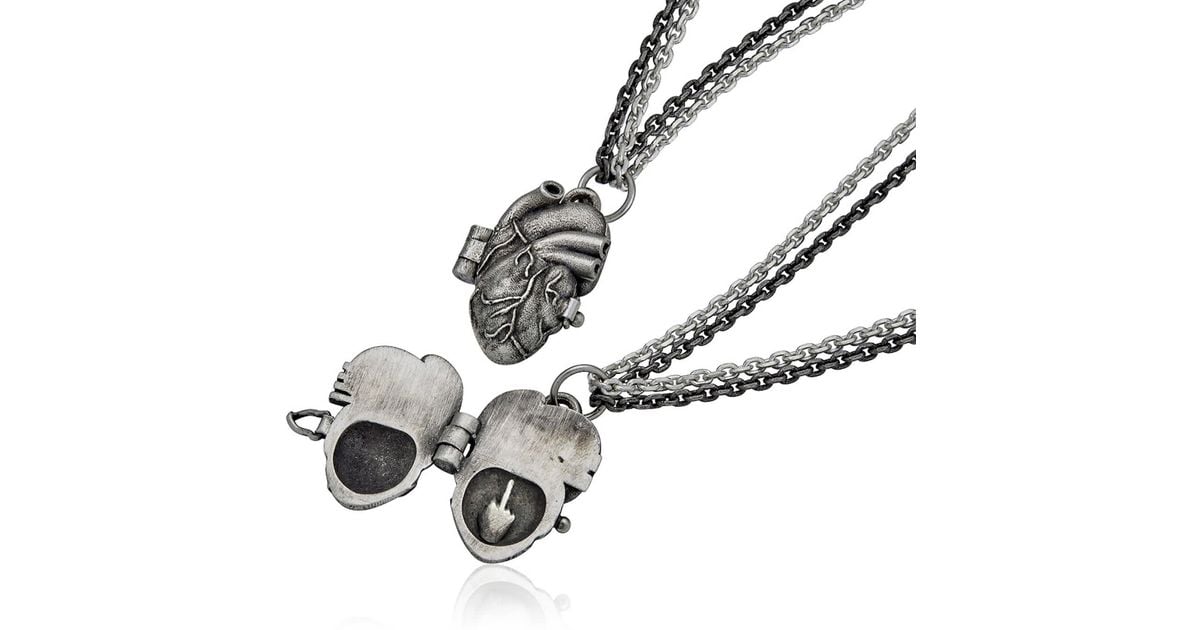Cartography Jack: Middle Finger in Metallic | Lyst