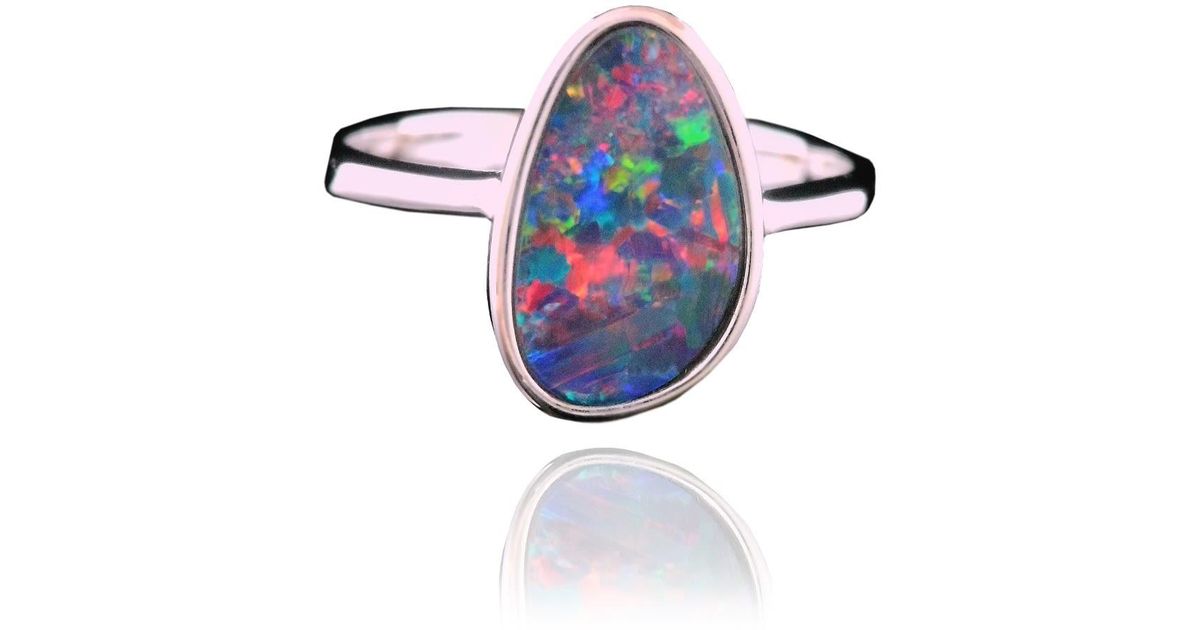 Santa Lomas Australian Opal And Ring in Blue | Lyst