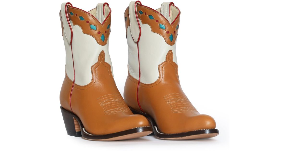 Fraulein Boot Company Neutrals Grocery Store Cowboy Boot in Brown | Lyst
