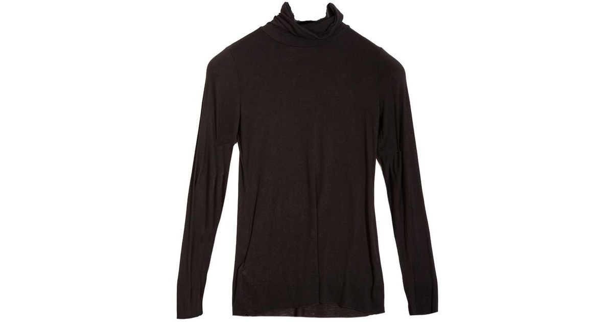 At Last Polo Neck Base Layer in Black | Lyst UK