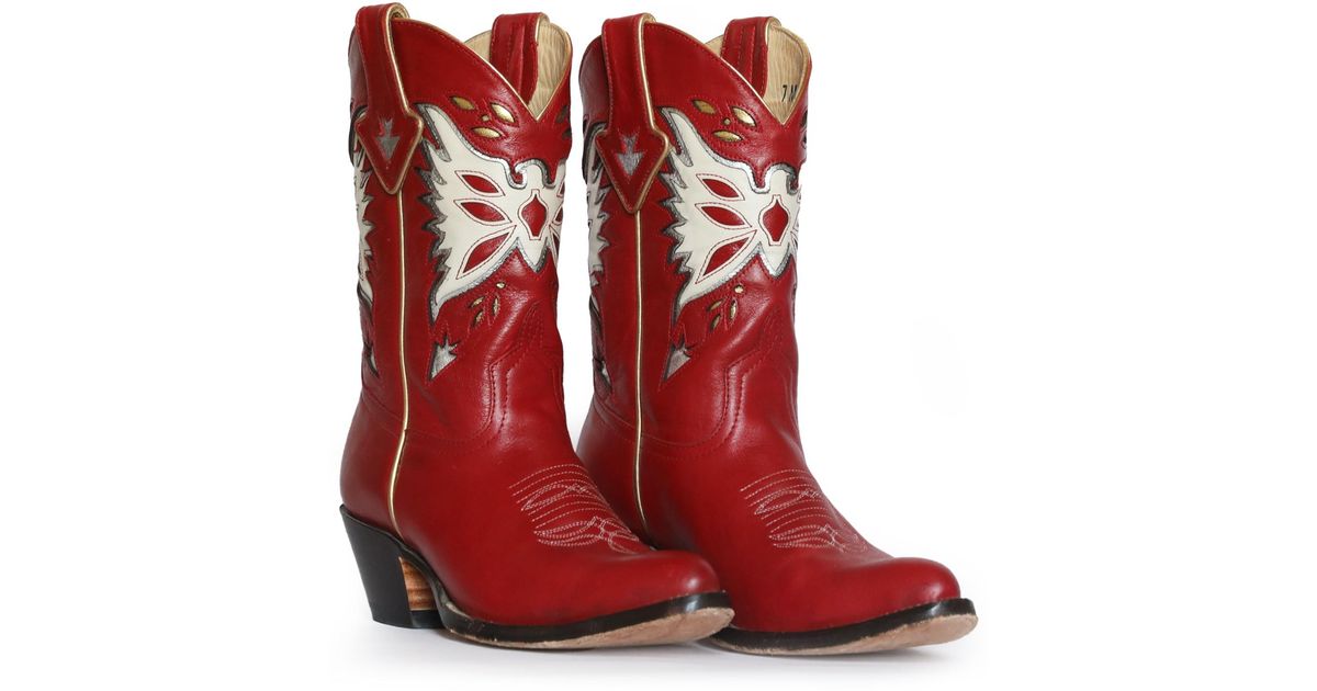 Fraulein Boot Company Thunderbird Cowboy Boot With Metallic Accents in ...