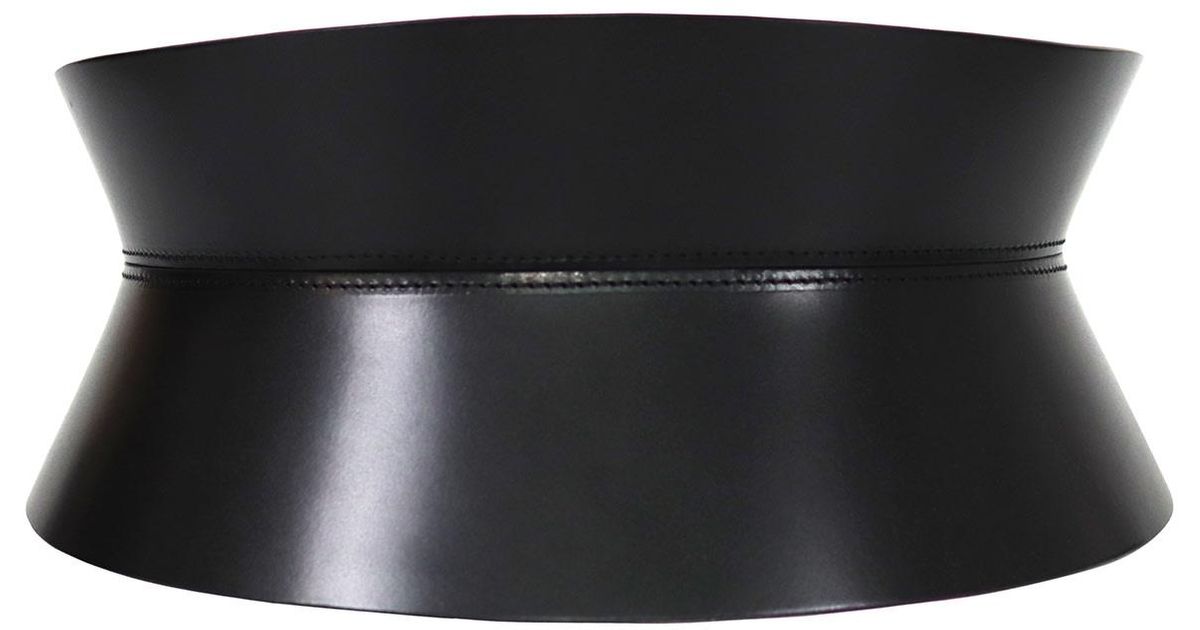 Haute Cuir Rounded Hourglass Corset Belt in Black | Lyst