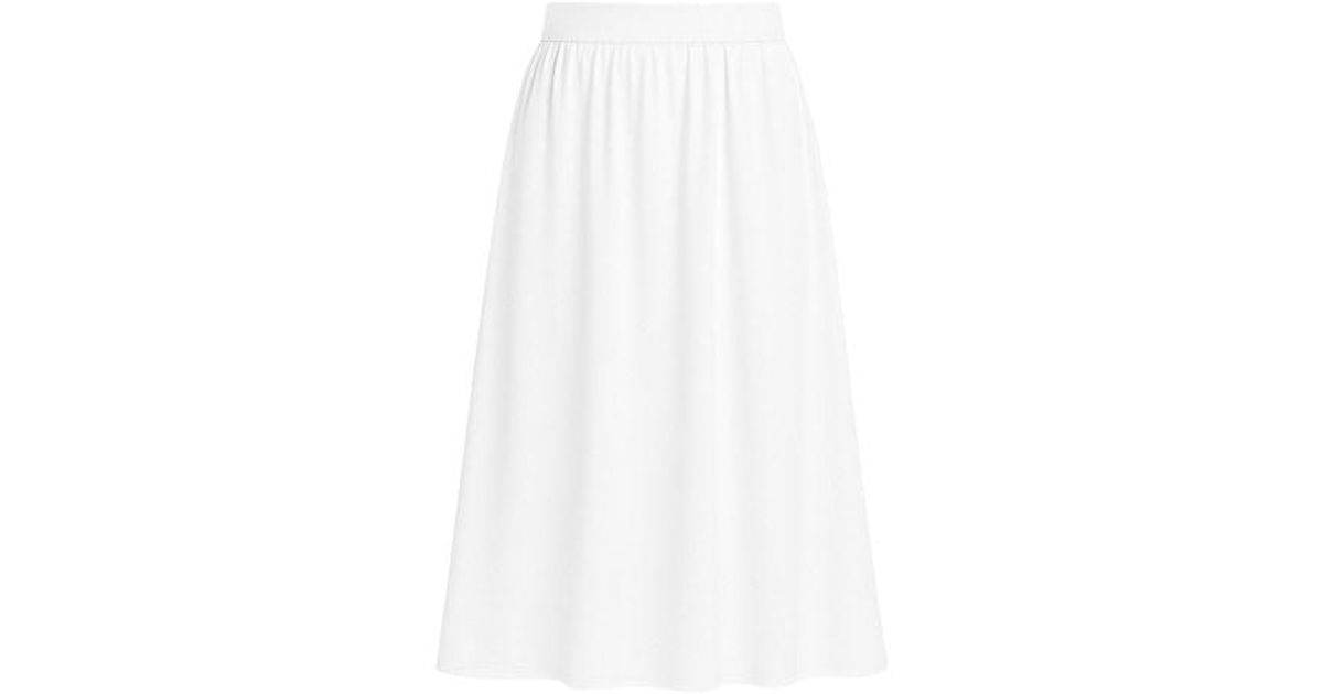 Conquista Maxi Layer Skirt in White | Lyst