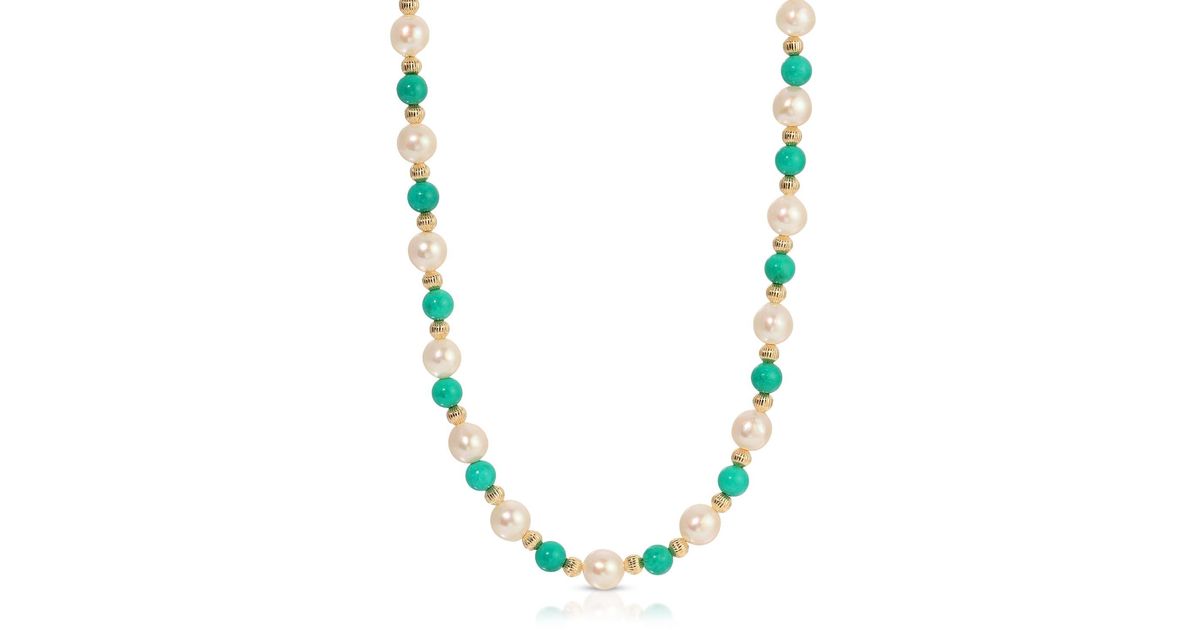 Atma Prema Pearl Necklace in Blue | Lyst