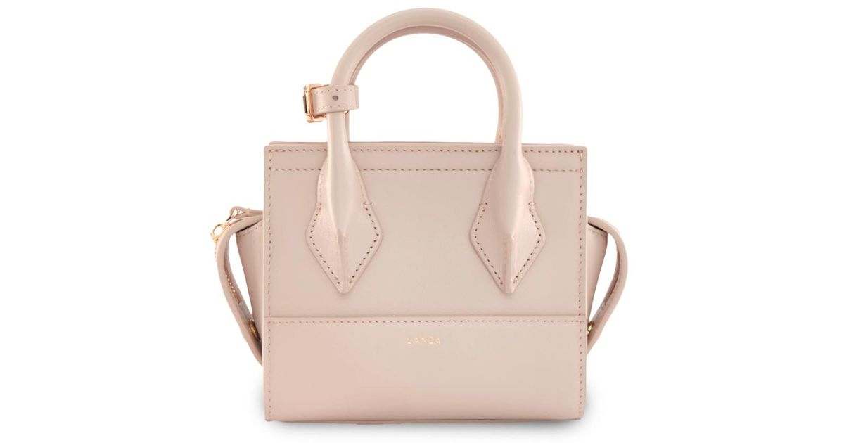 LANDA Neutrals Palto City Bag Mini Blush in Pink | Lyst