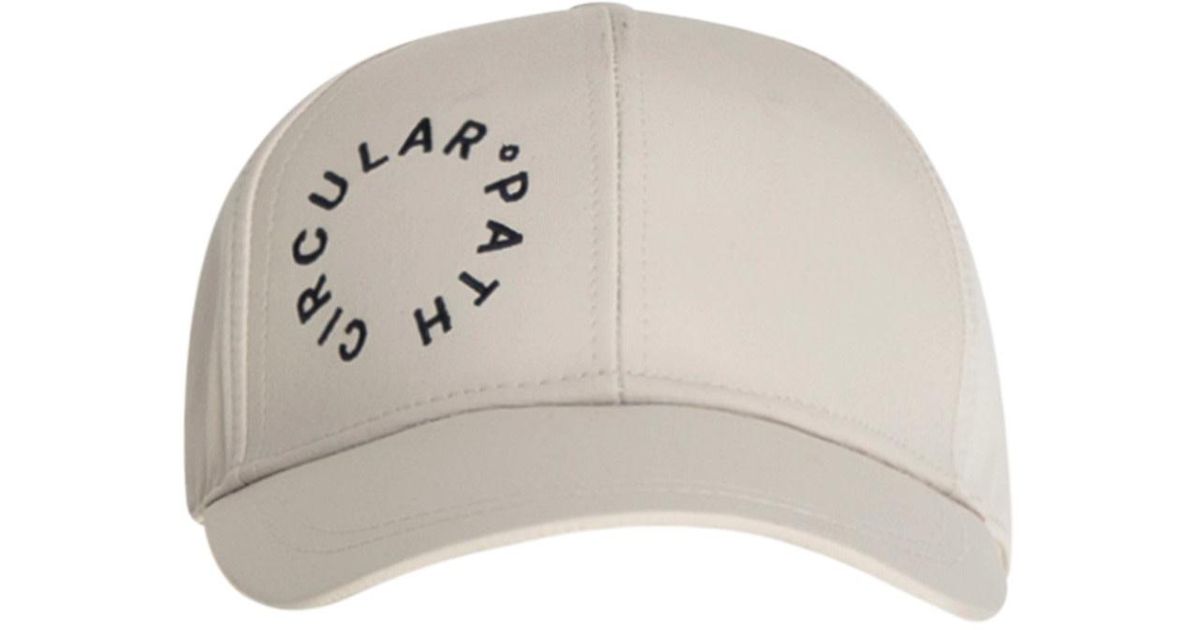 Circular Path Neutrals Recycled Nylon Logo Baseball Cap in Natural ...