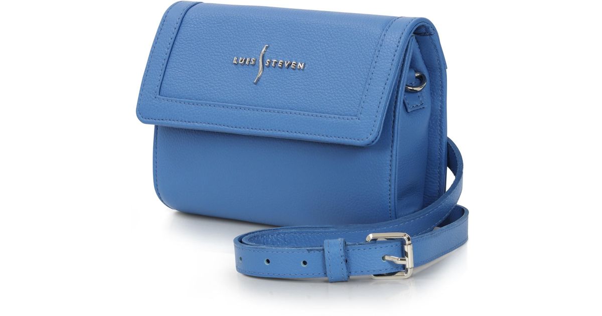 Luis Steven Charley Crossbody in Blue | Lyst