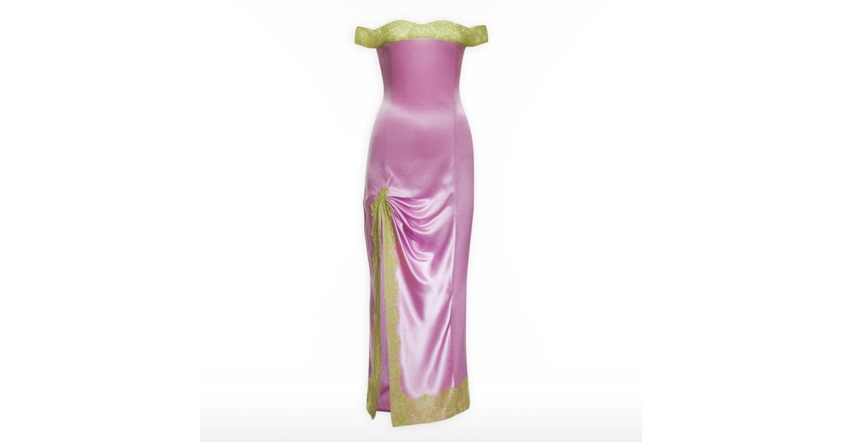 Sel The Poison Ivy Dress in Purple | Lyst UK