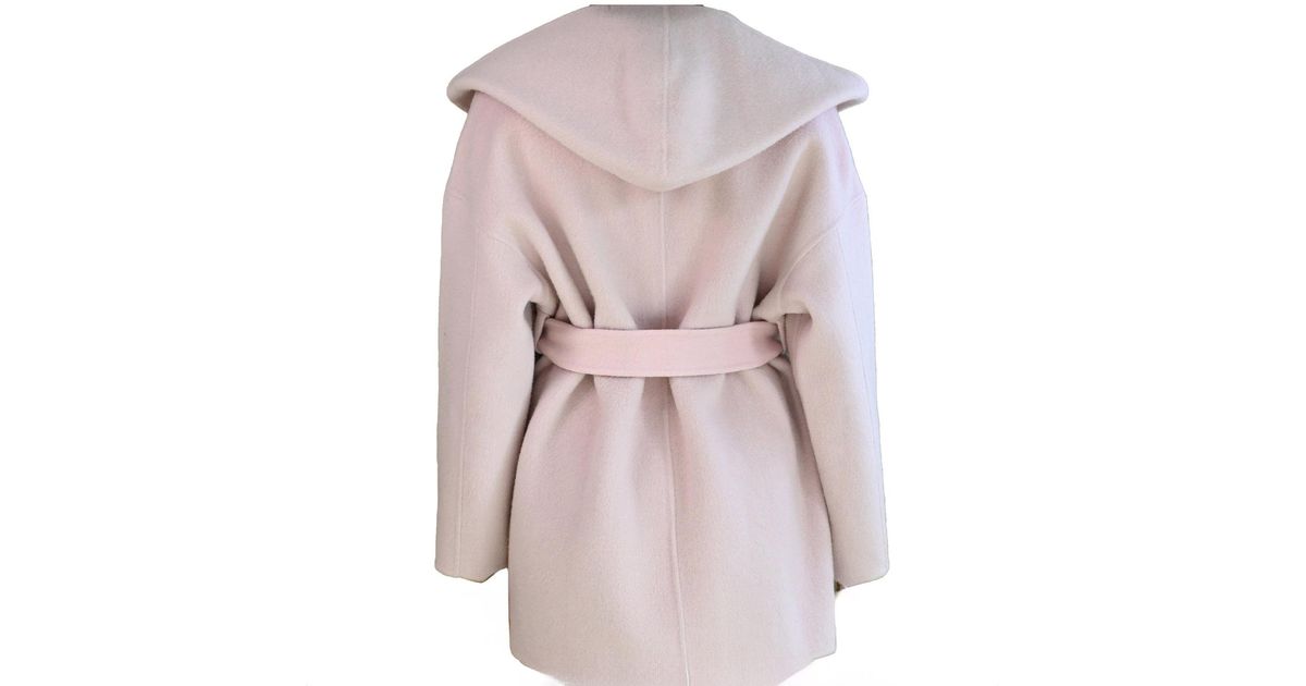 Whynot Ada Hooded Coat in Pink | Lyst