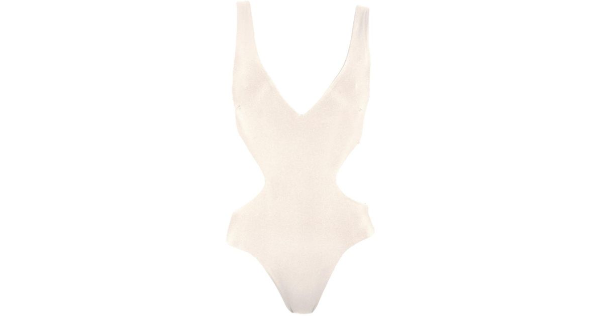 Rêve De Rive Arabella Ivory One Piece in White | Lyst