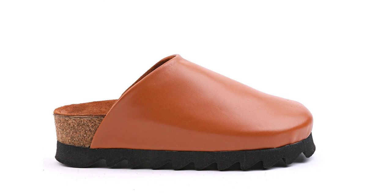 Simple Slippers Tan Lena Slippers in Brown | Lyst