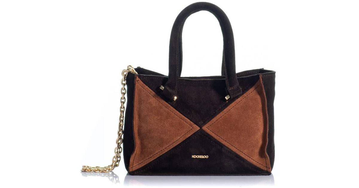 Kooreloo The Chatterbox Mini Tote Bag in Black | Lyst UK
