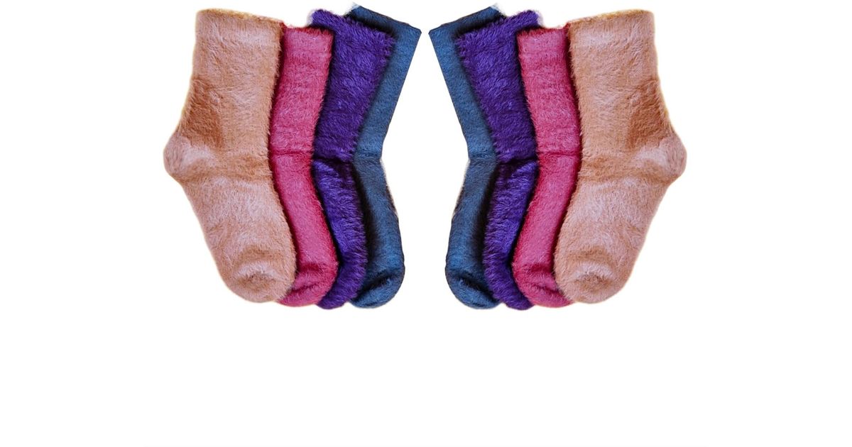 Suki Wang London It's Just Fluff in Purple | Lyst