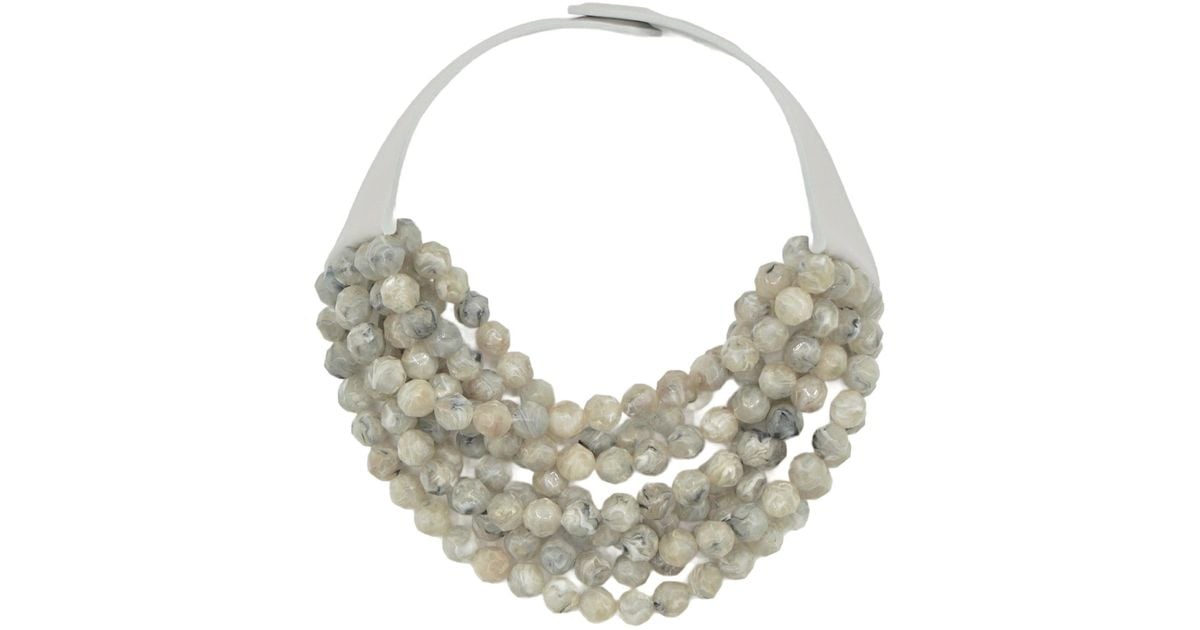 Fairchild Baldwin Bella Tortoise Necklace in Grey | Lyst UK
