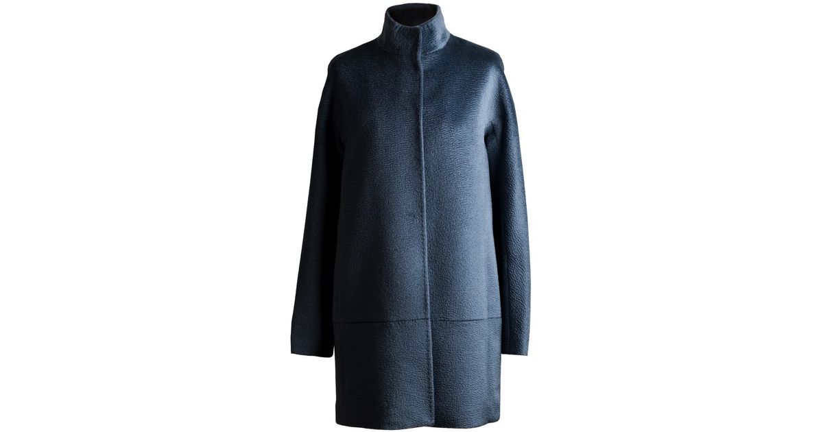 Venture Latin Limited Edition – Baby Suri Alpaca Fur Coat in Blue | Lyst