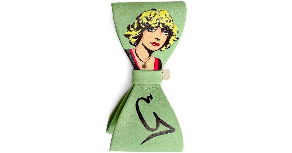 Nafari Moda Googoosh Bow in Green | Lyst UK
