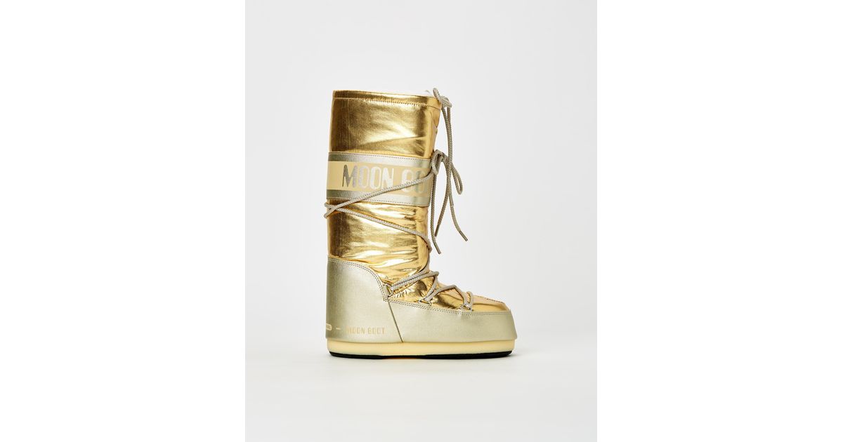 Moon Boot Icon Metallic | Lyst