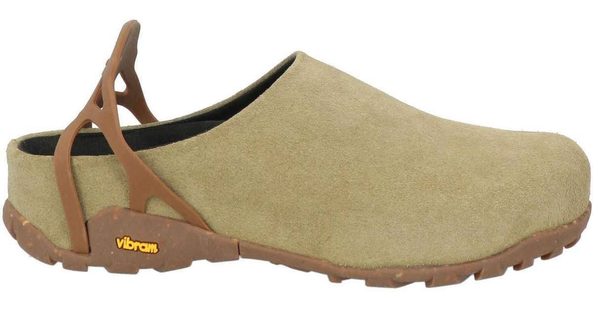 ROA Military Mules & Clogs Leather, Rubber in Green | Lyst UK