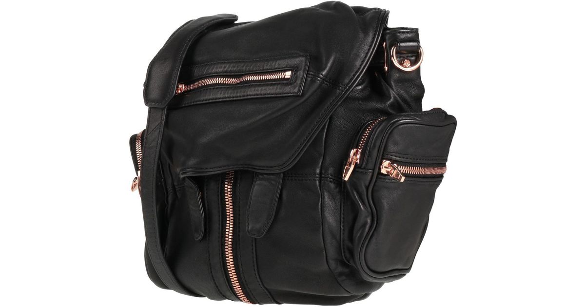 Alexander Wang Backpack Textile Fibers in Black | Lyst