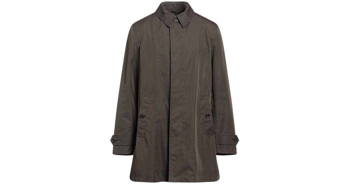 Sealup Military Overcoat & Trench Coat Cotton, Polyamide in Gray for ...