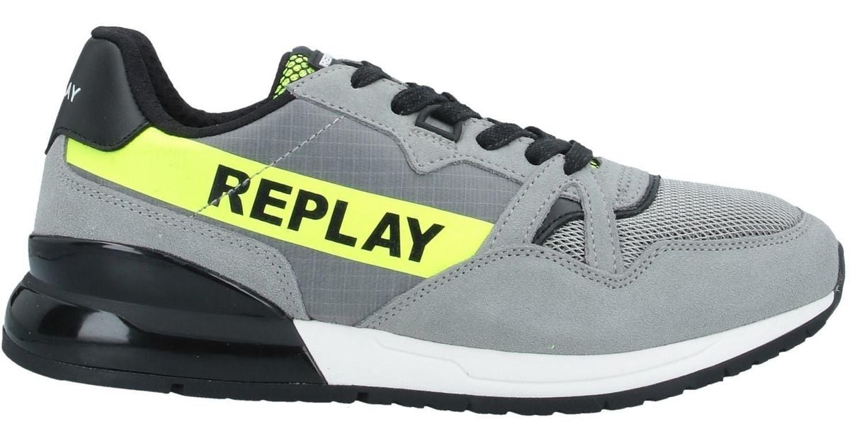Replay Trainers in Grey (Gray) for Men - Lyst