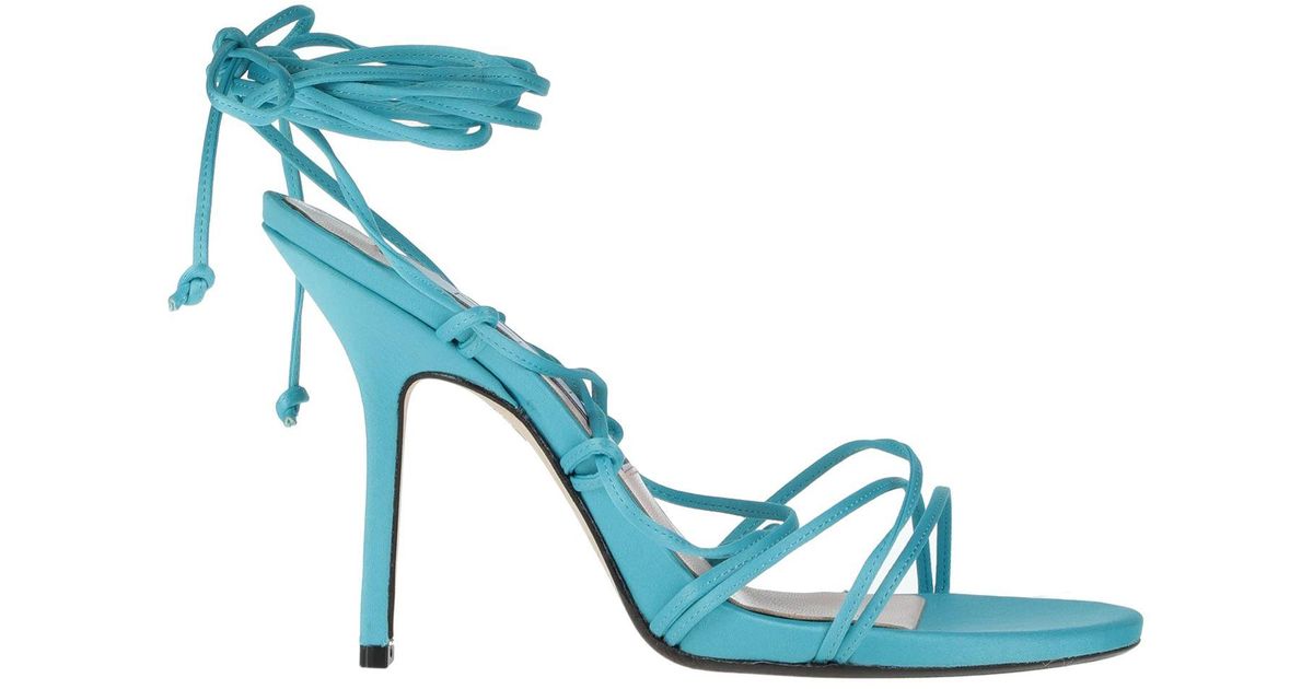 NCUB Azure Sandals Textile Fibers in Blue | Lyst