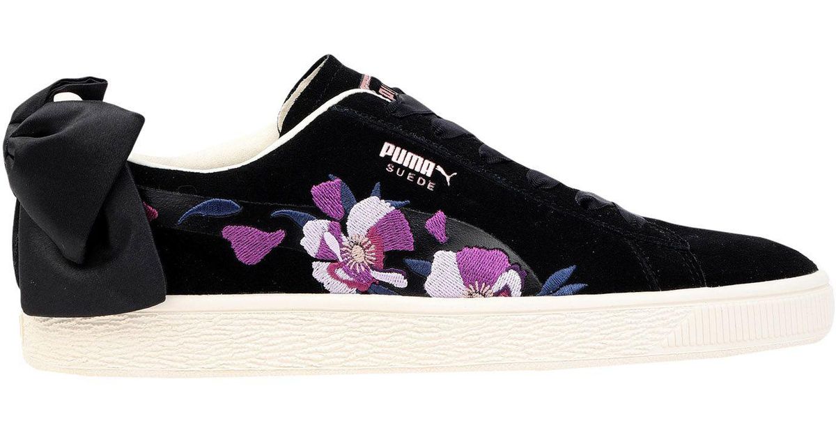 PUMA Suede Low-tops & Sneakers in Black - Lyst