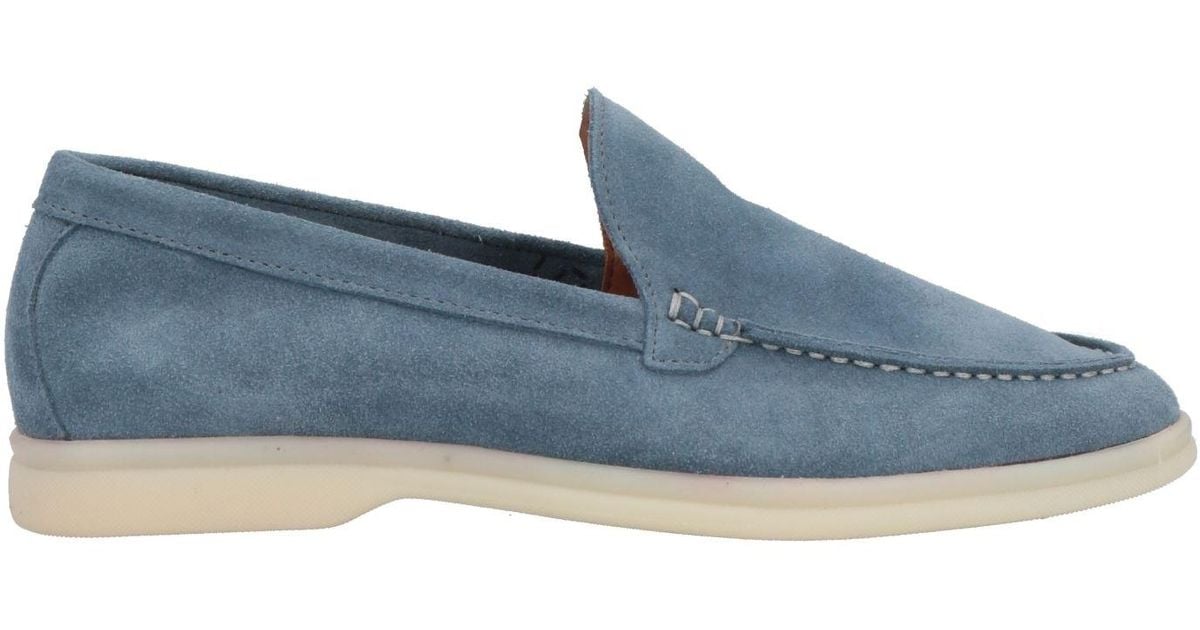 Bekk Slate Loafers Leather in Blue for Men | Lyst