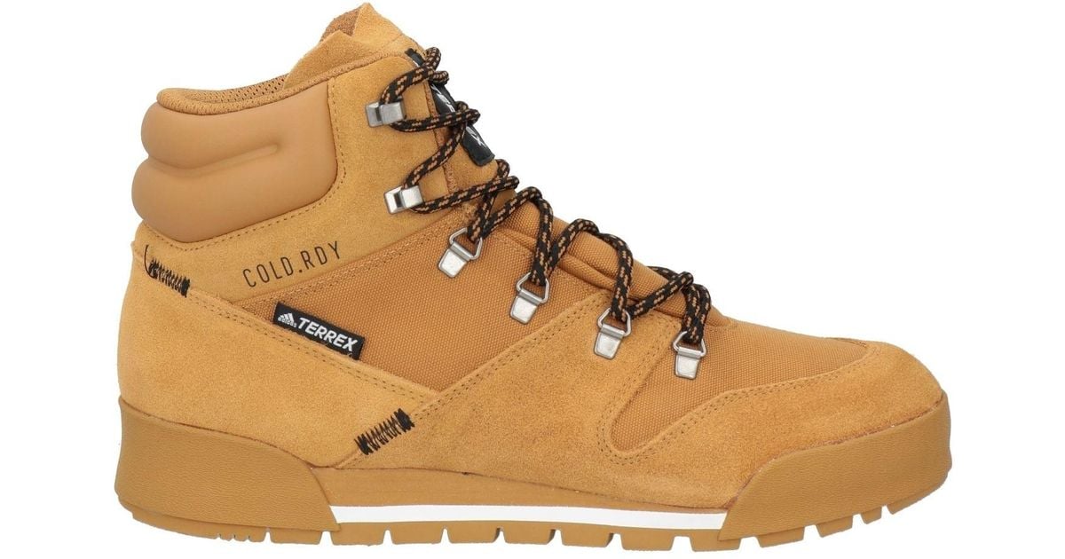 adidas Camel Ankle Boots Leather in Brown for Men | Lyst