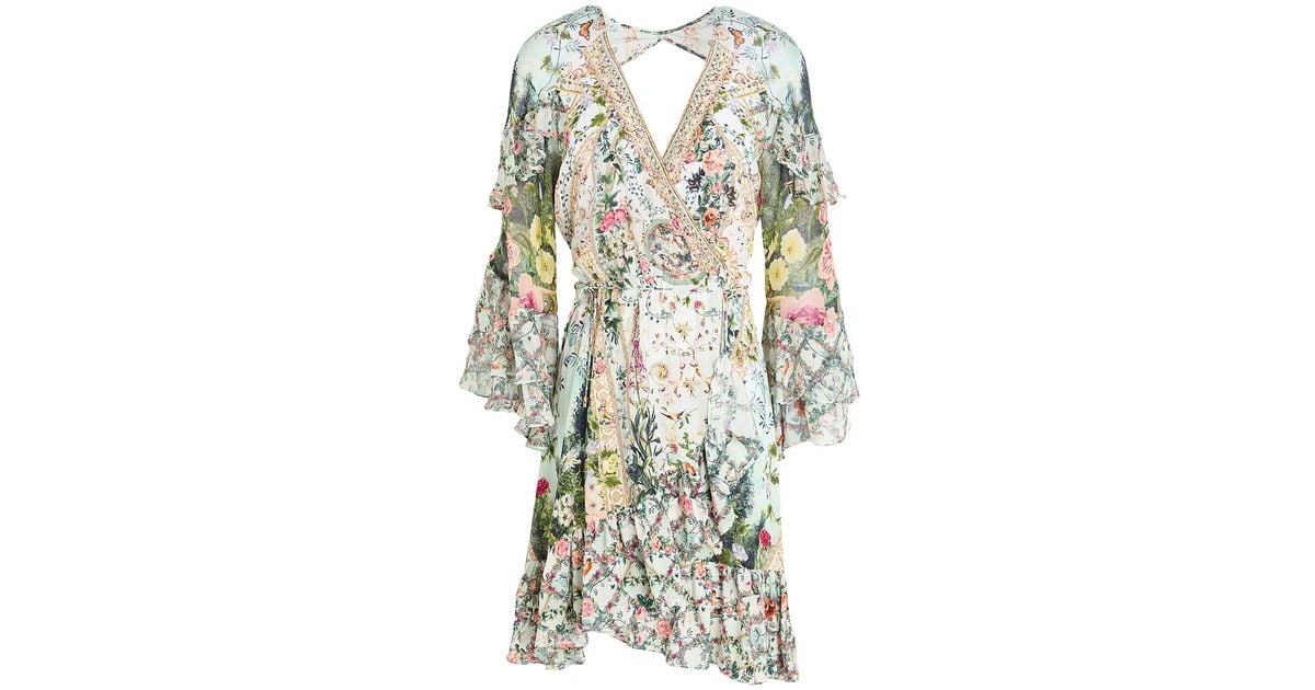 CAMILLA Top Silk in White | Lyst