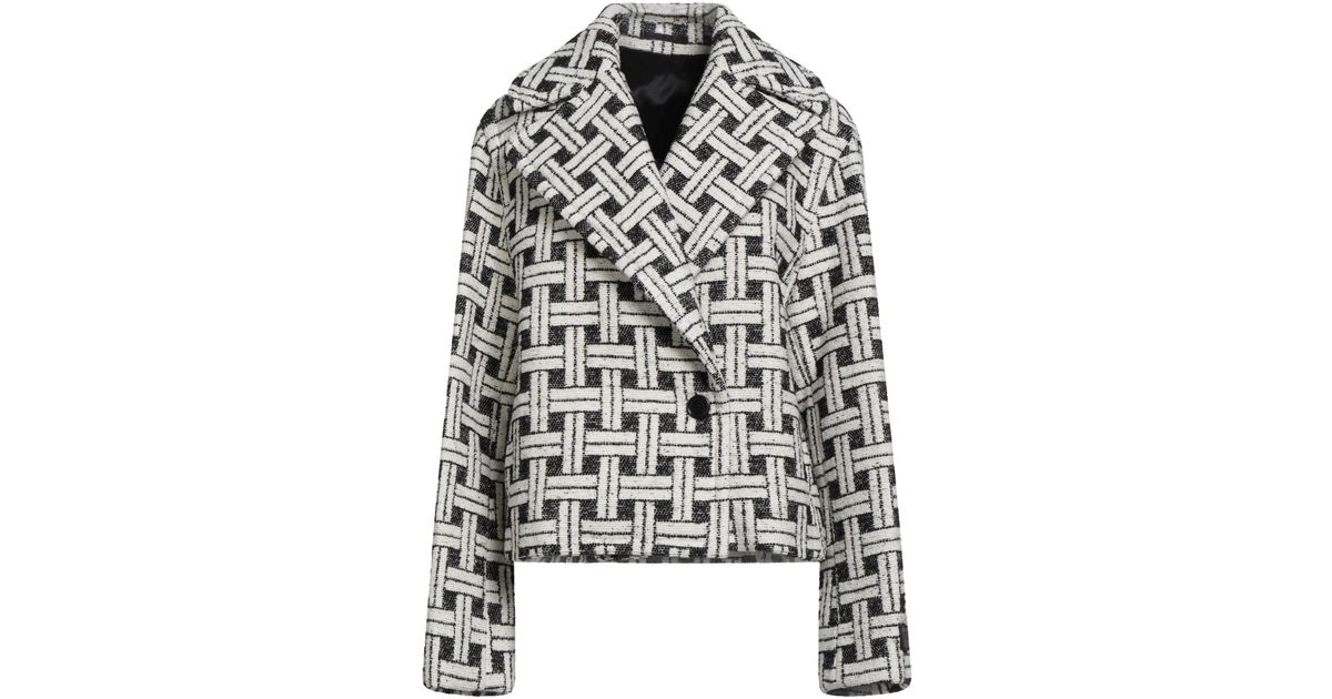 KENZO Coat in Black | Lyst UK