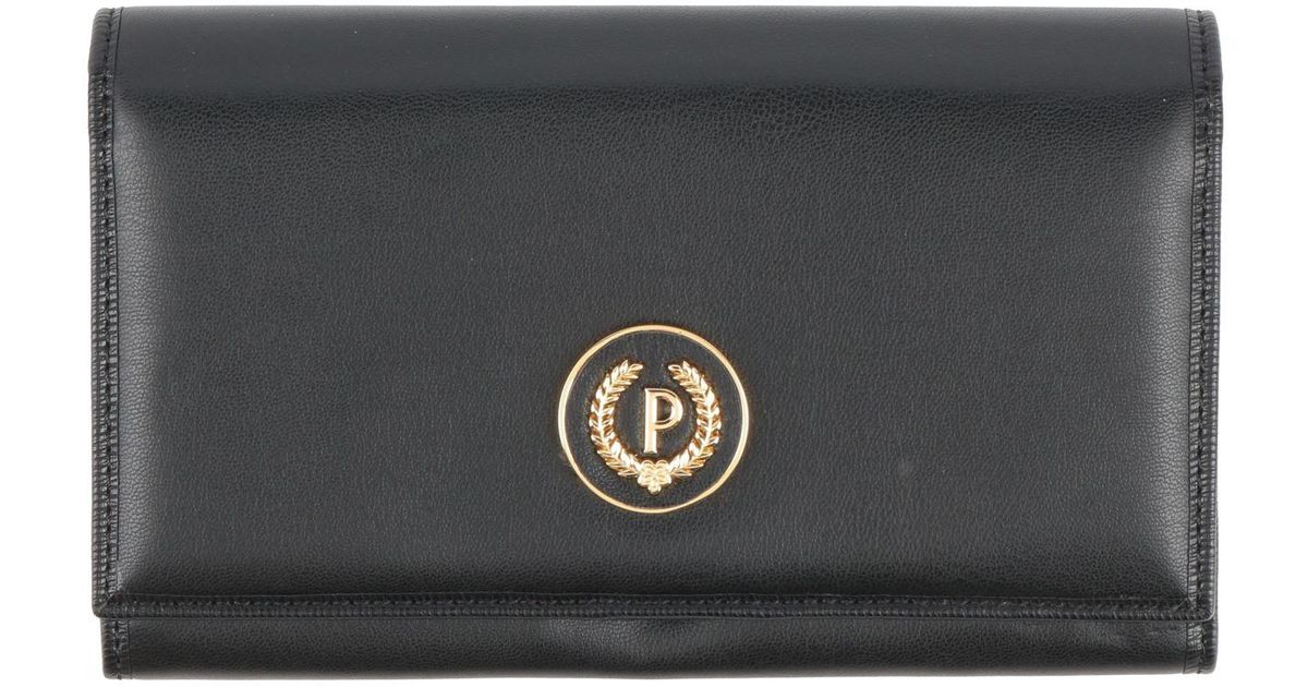 Pollini Wallet Polyurethane in Black | Lyst