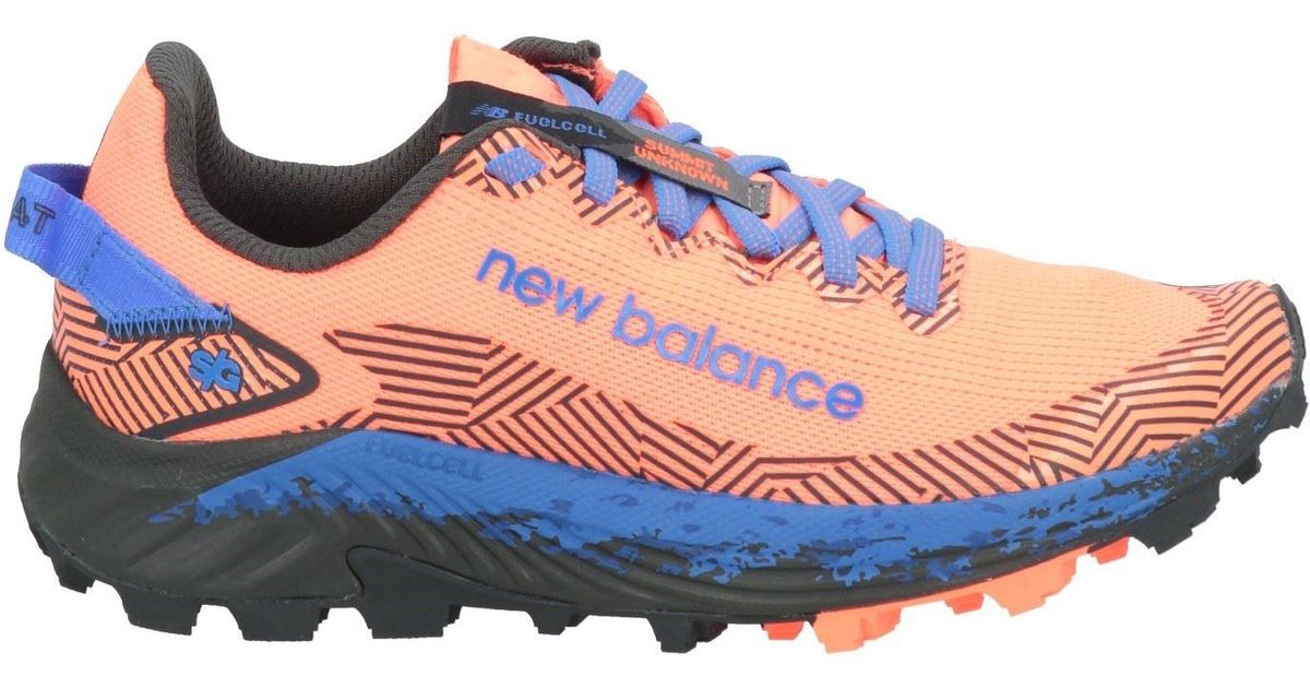 New Balance Coral Sneakers Textile Fibers in Blue | Lyst