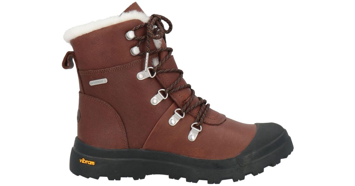 EMU Ankle Boots in Brown | Lyst UK